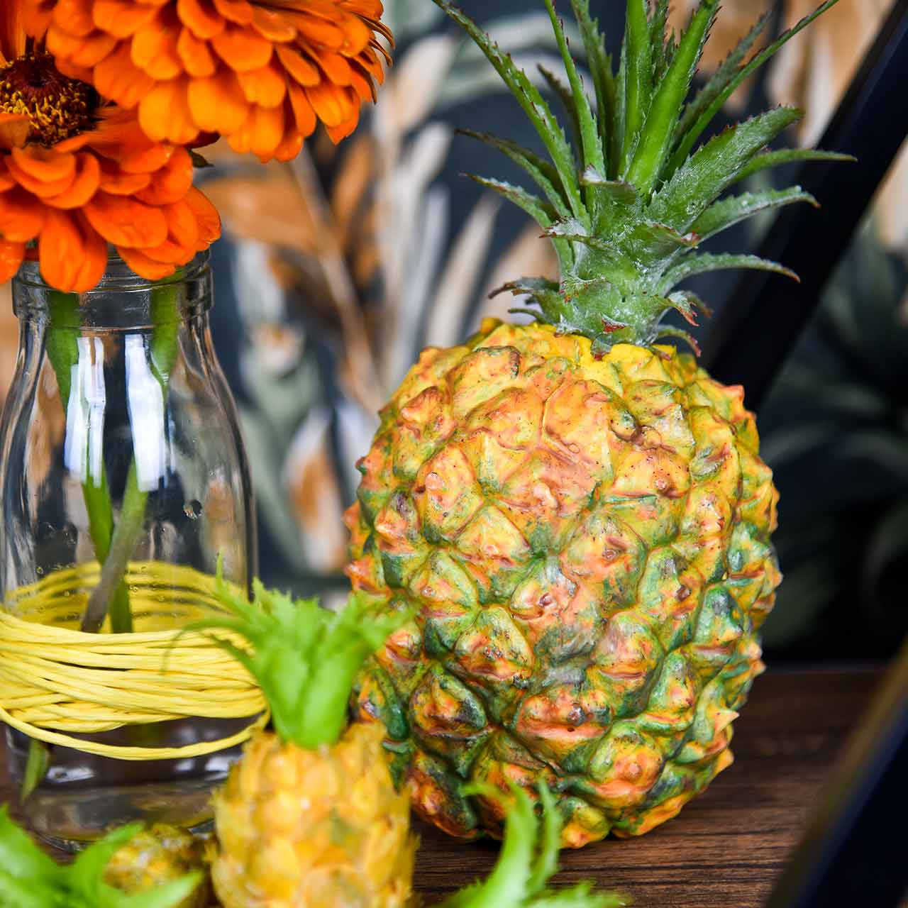 Floristik24.it Mini ananas artificiale 20cm-15.714