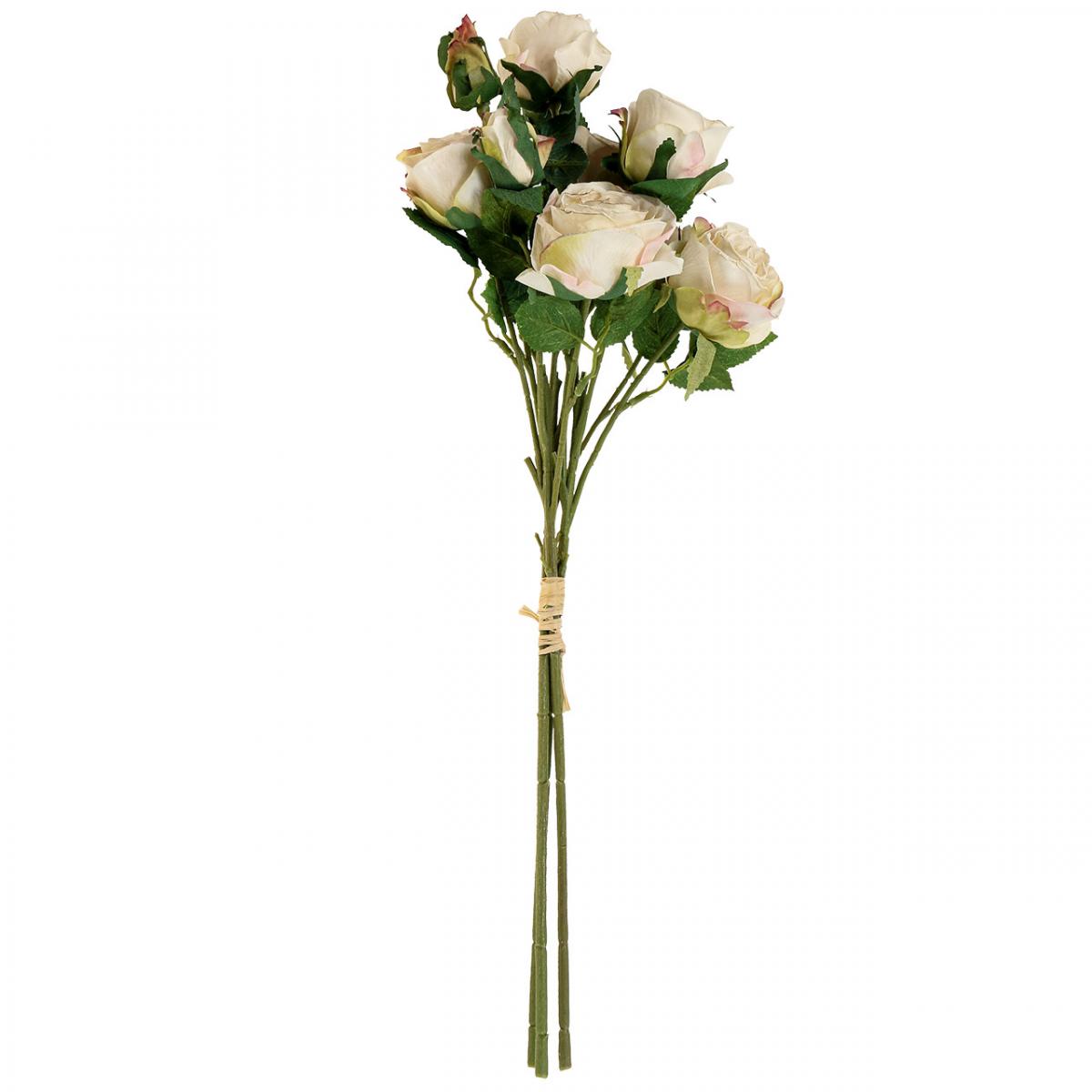 Floristik24.it Deco Roses Crema Rose Artificiali Fiori di Seta 50cm 3pz ...
