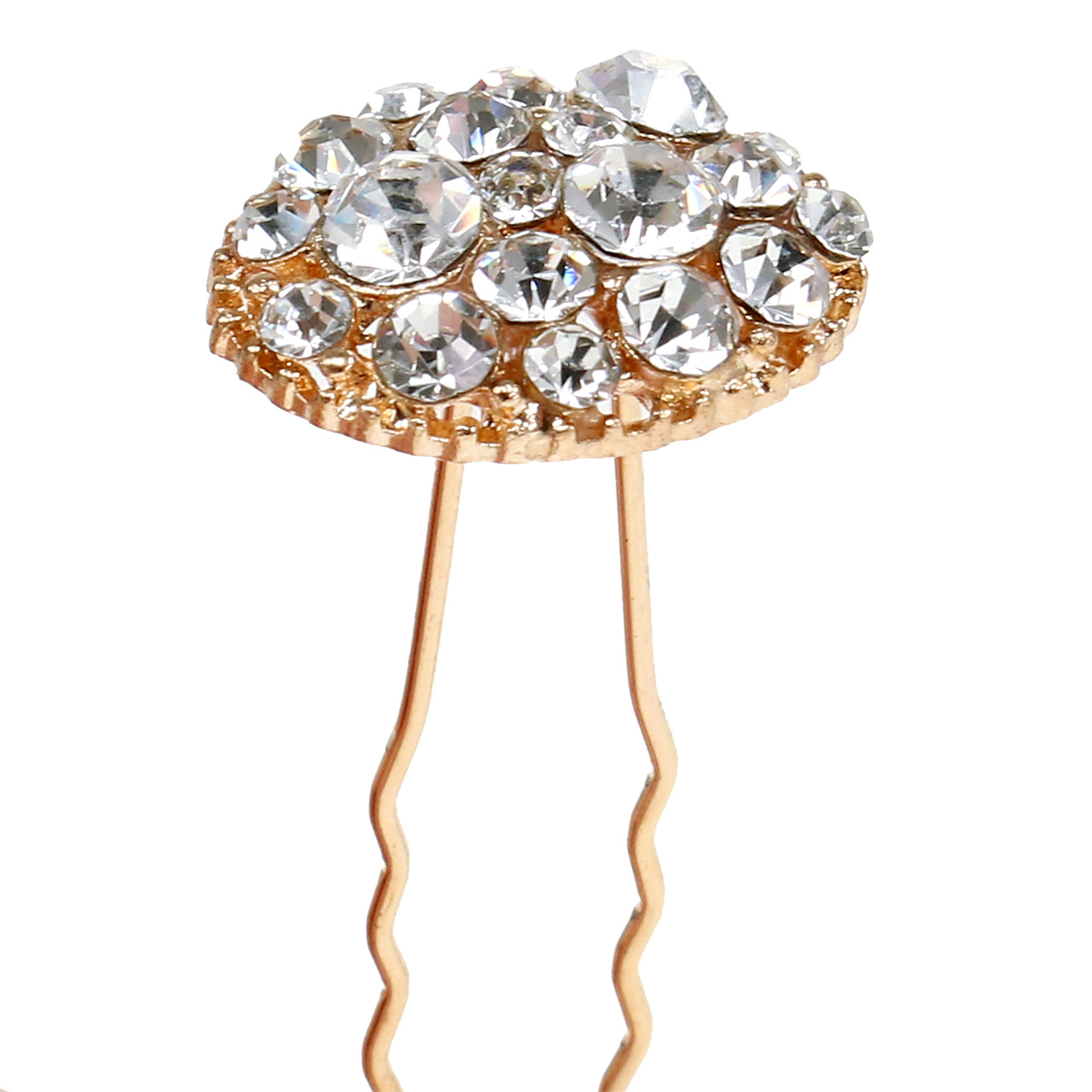 Floristik24.it Forcina Matrimonio Oro con Strass 7cm 9pz-87696